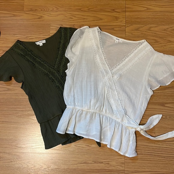 mine | Tops | Two Identical Blouses For 1 | Poshmark